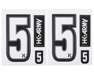 HK Army Number Sticker Pack - 5
