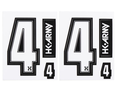 HK Army Number Sticker Pack - 4