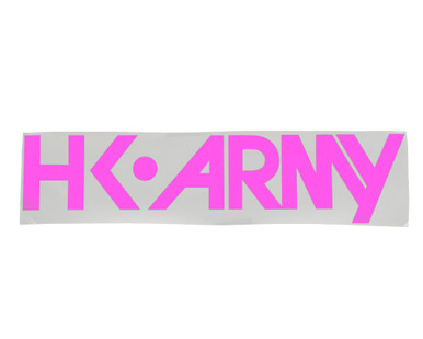 HK Army Typeface Car Sticker - Pink - ANSgear.com