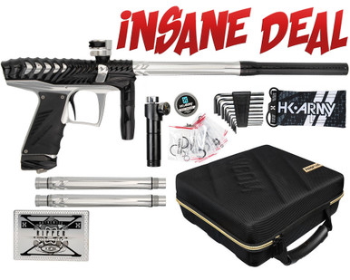 HK Army VCOM Ripper Paintball Gun - Black/Silver