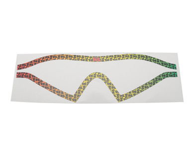 KM Paintball Mask Wraps - I4 Lens - All Over Rasta - ANSgear.com