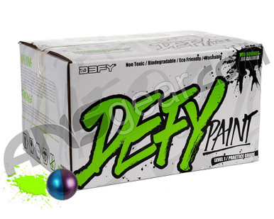 D3FY Sports Level 1 Practice Paintball Case 100 Rounds - Lime Fill