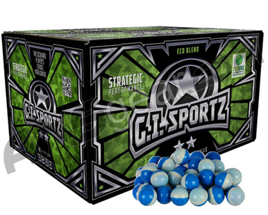 GI Sportz 2 Star 500 Round Paintballs - Light Blue Fill ( .68 Caliber )
