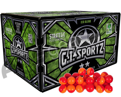 GI Sportz 2 Star 500 Round Paintballs - Orange Fill ( .68 Caliber ...