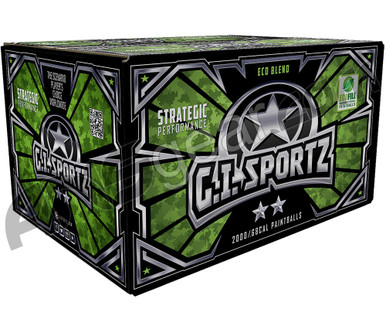 GI Sportz 2 Star 500 Round Paintballs - White Fill ( .68 Caliber )