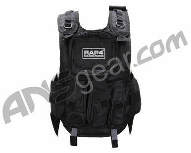 RAP4 Tactical Body Armor Paintball Vest - Black - ANSgear.com