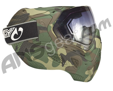 Sly Paintball Mask Profit Series - Full Woodland Camo - ANSgear.com