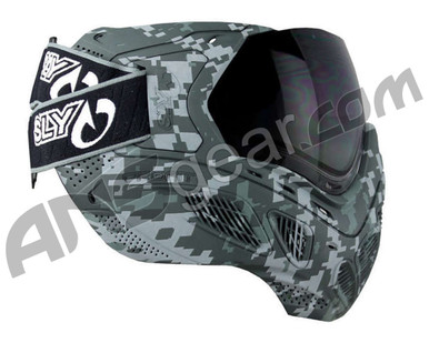 Sly Paintball Mask Profit Series - Total Black ACU Camo - ANSgear.com
