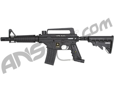 Tippmann US Army Alpha Black Tactical Paintball Gun W/ eGrip - ANSgear.com