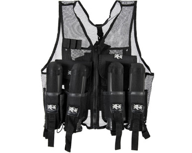 Warrior Paintball Lightweight Vest - Black