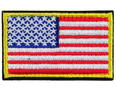 Warrior Velcro Morale Patch - US Flag - Red/White/Blue