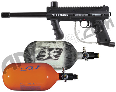 Tippmann 98 Custom Platinum Series ACT Paintball Gun w/ Carbon Fiber Tank