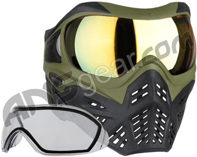 V-Force Grill 2.0 Paintball Mask w/ Free Additional Revo Lens - Crocodile