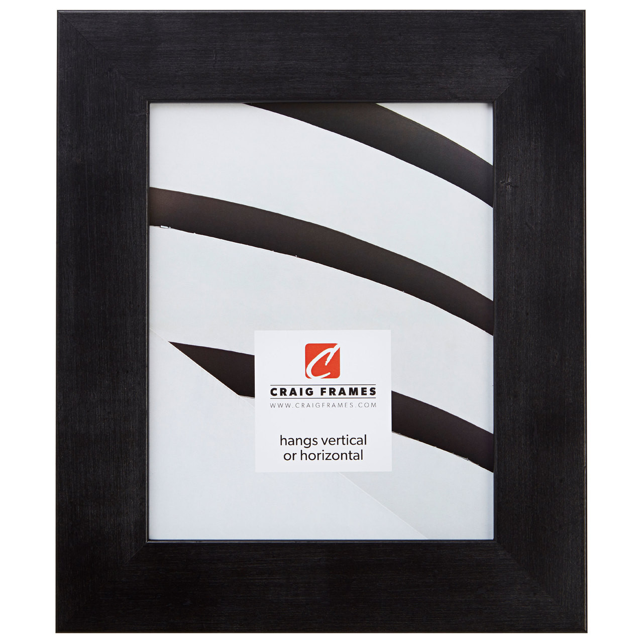 Bauhaus 200 Modern Black Pine Picture Frame - Craig Frames