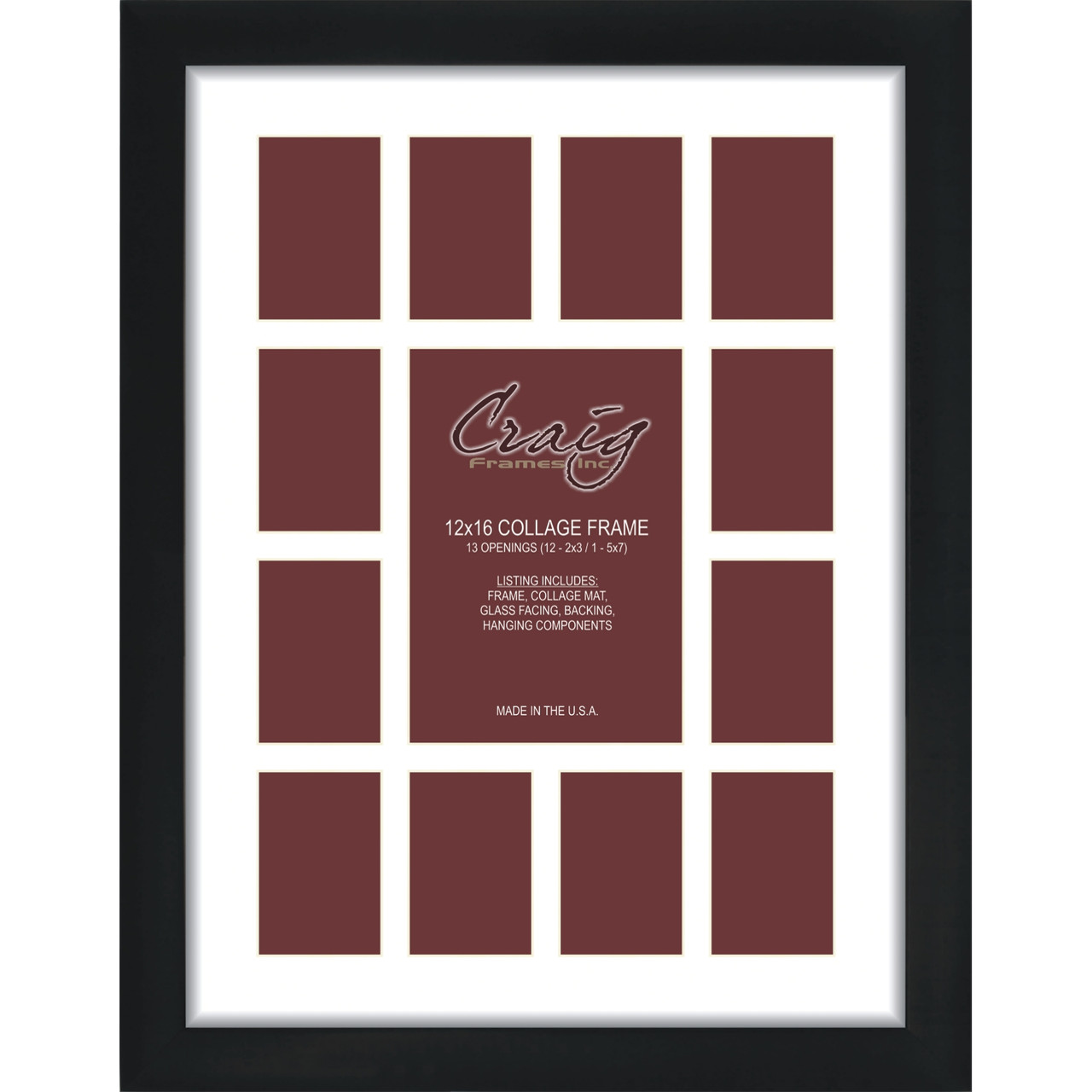 School Days Collage Frame with 1" Mat - Craig Frames