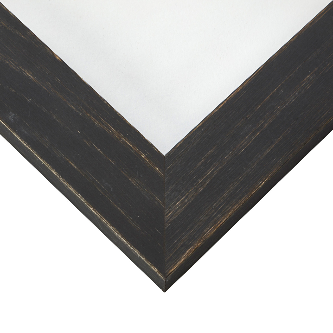 Jasper Charcoal Black Matted Picture Frame - Craig Frames