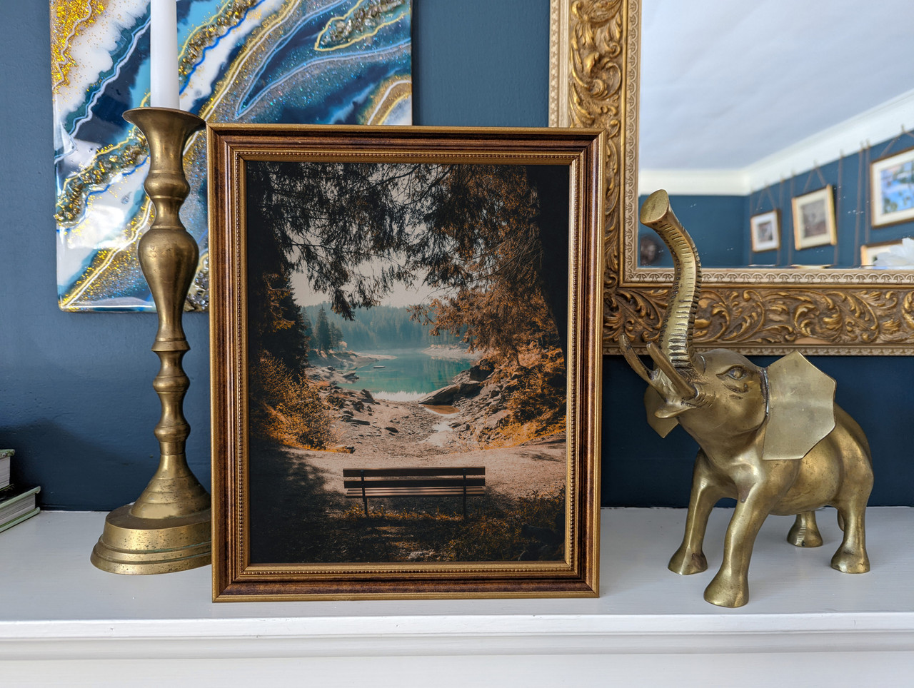 Stratton Matted Bronze Picture Frame - Craig Frames