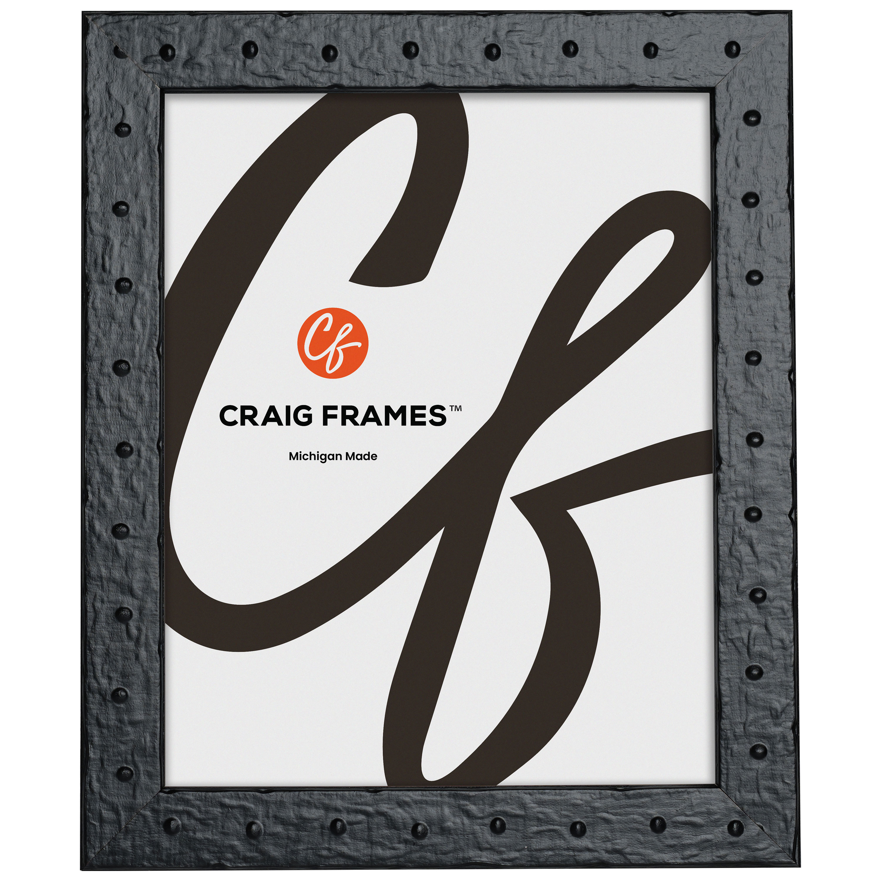 Rivet Asphalt Black Picture Frame - Craig Frames