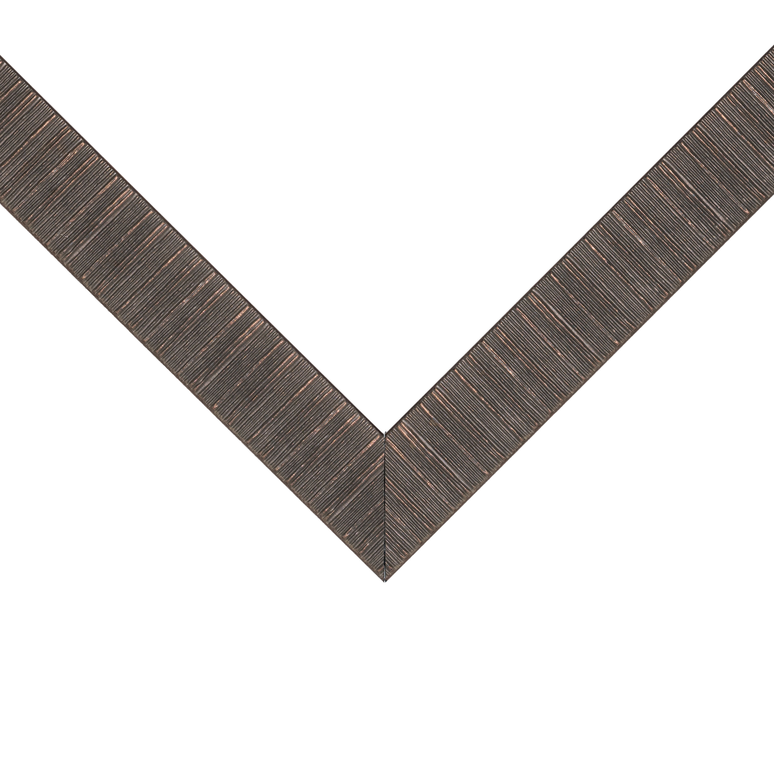 Linear Aged Bronze Picture Frame - Craig Frames