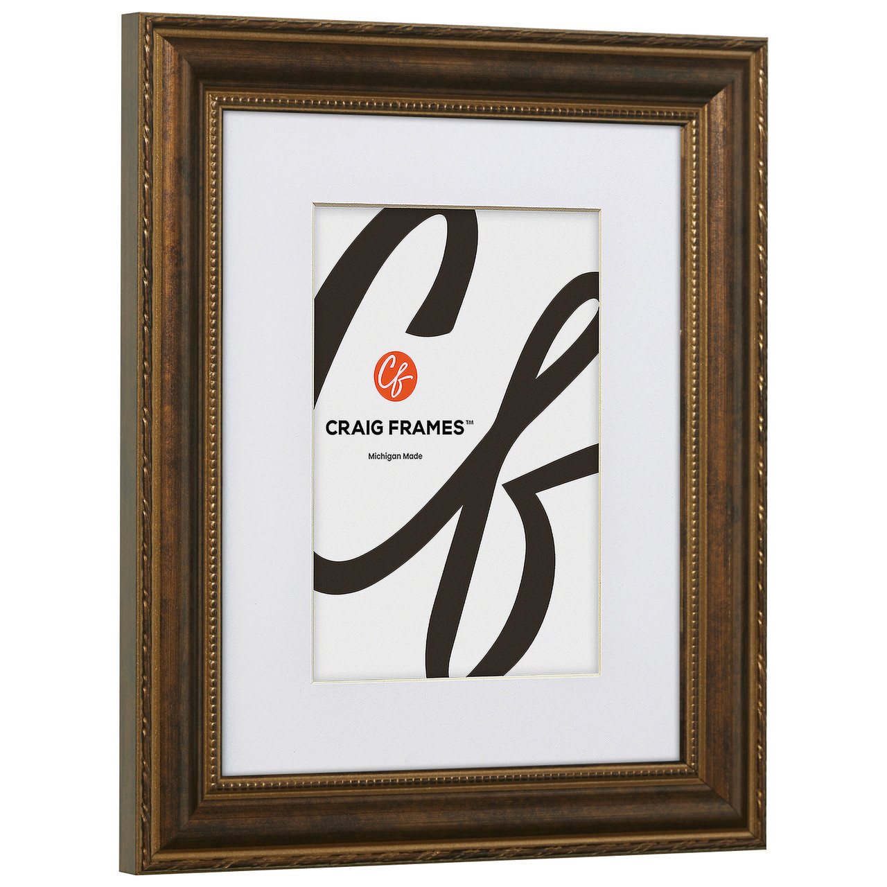 Victoria Matted Ornate Bronze Picture Frame - 4 Piece Set - Craig Frames