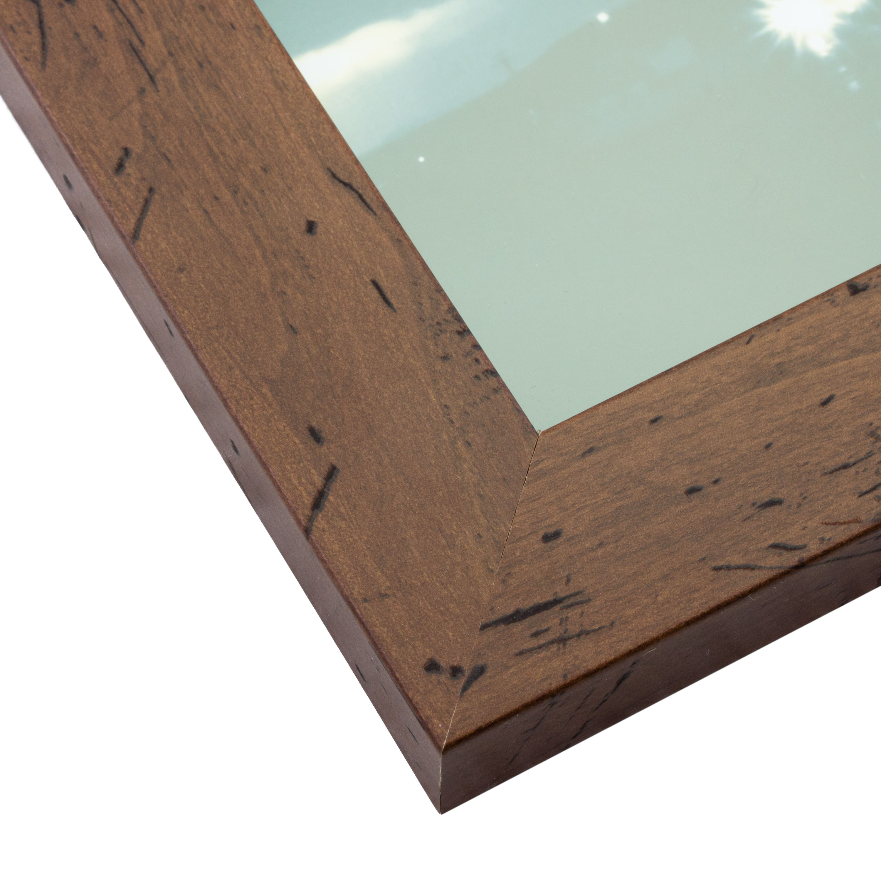 Bauhaus 125 Modern Dark Walnut Picture Frame - 4 Piece Set - Craig Frames