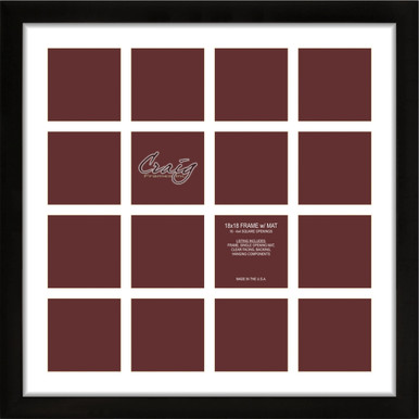 Instagram 16 Contemporary Collage Picture Frame - Craig Frames