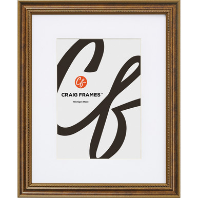 Stratton Matted Bronze Picture Frame - Craig Frames
