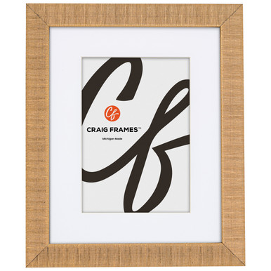 Linear Gold Matted Picture Frame - Craig Frames