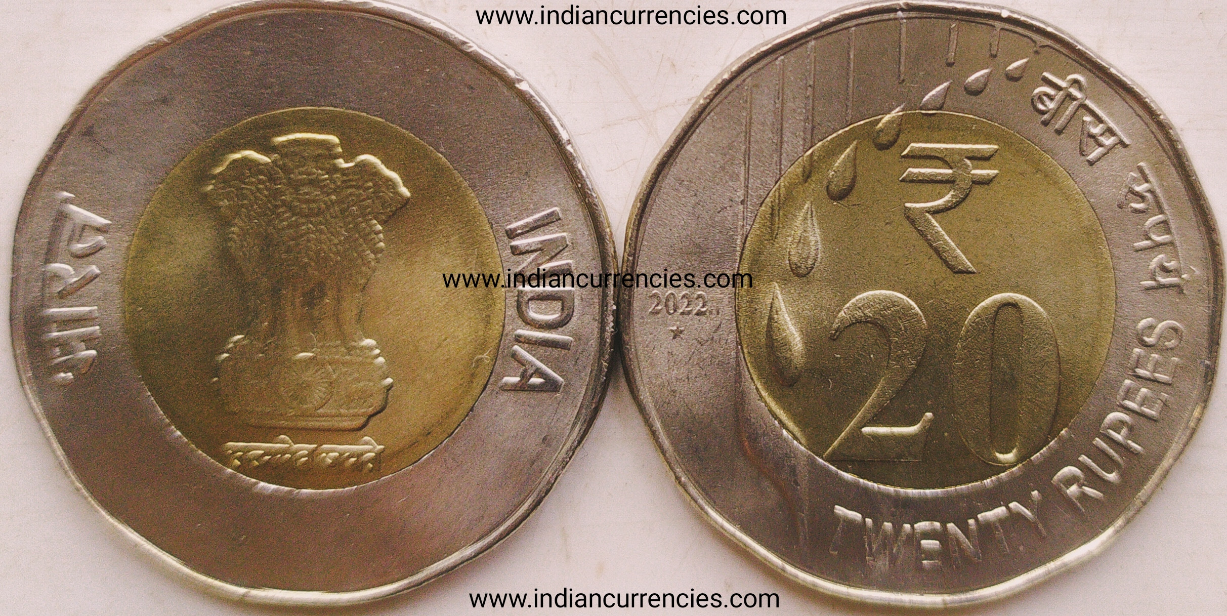 Republic Coins - 20 Rupees - 2022 - JJ Collection