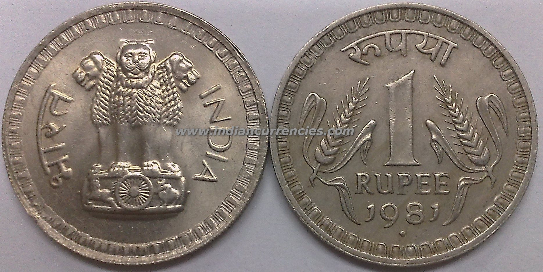 Republic Coins - 1 Rupee - 1981 - JJ Collection