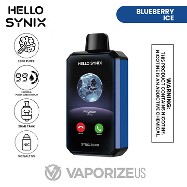 Shop Hello Synix – 30k, 28ml, 5-Pack Disposable Vape Pods