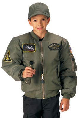 Kids Top Gun MA-1 Flight Jacket - Doughboys Surplus