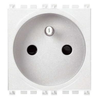 Socket - power outlet - Type E (FR) 250V 16A - white - SmartOne