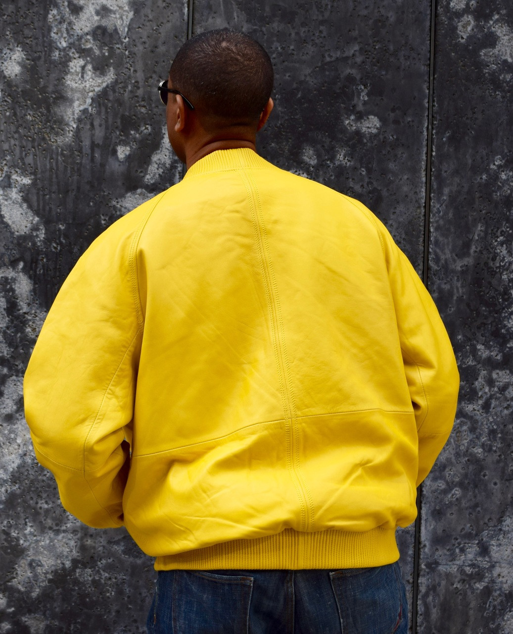 Yellow Butter Soft Baseball Leather Jacket | Hiphopcloset.com
