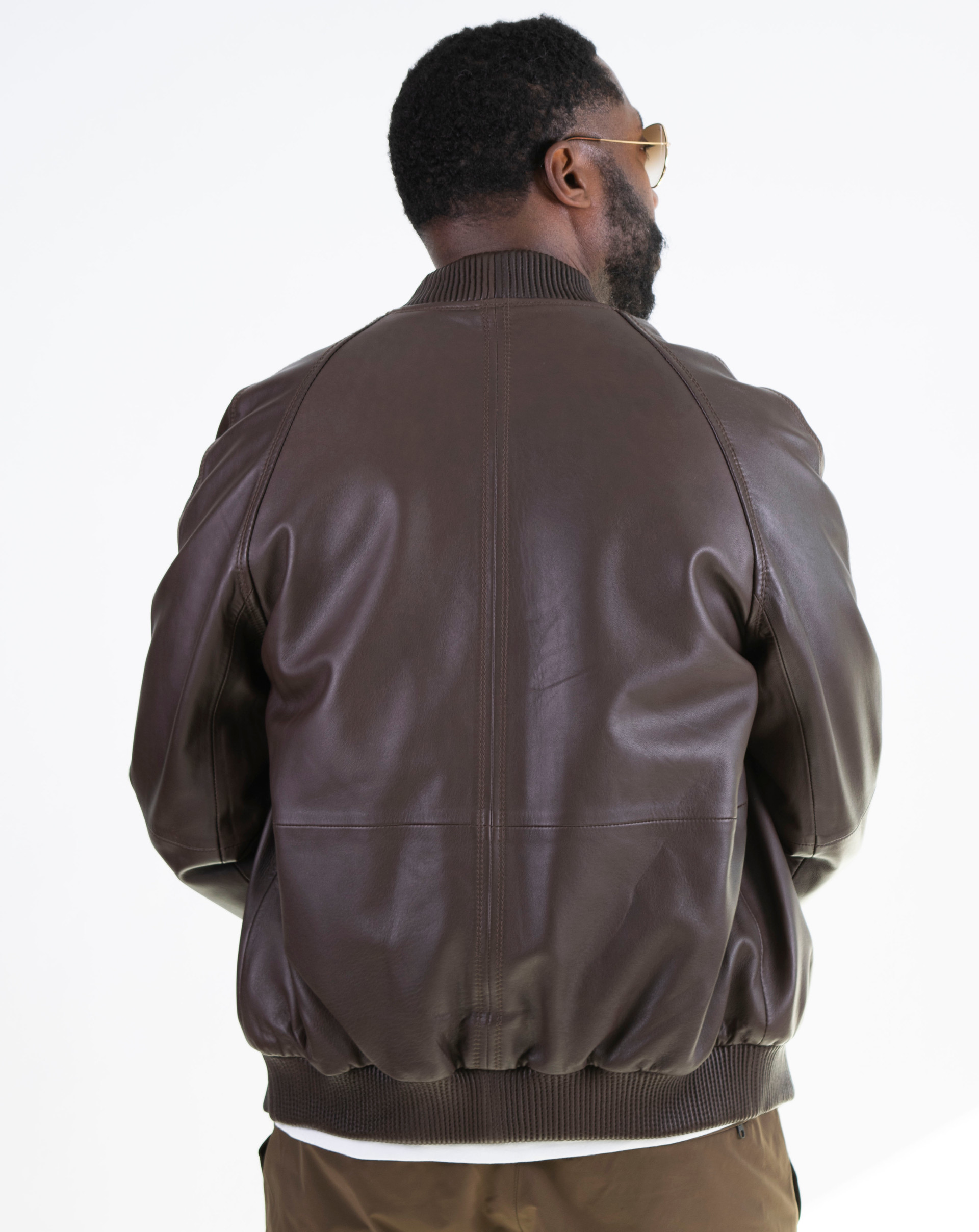 Leather Jackets | Baseball Leather Baby Blue Jacket | HIPHOPCLOSET.COM