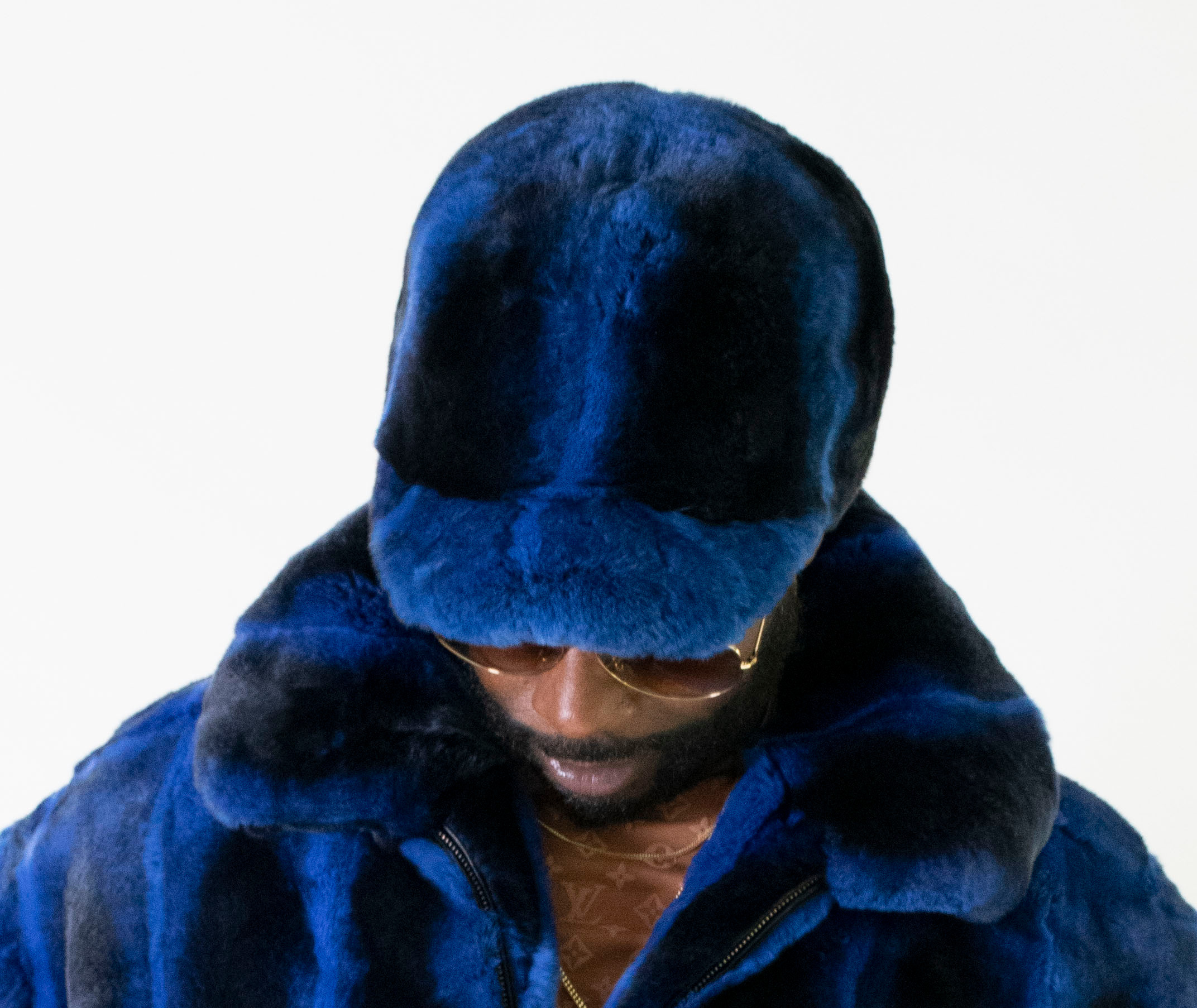 Multi Brown Rex Rabbit Fur Jacket