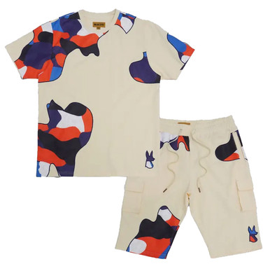 Makobi Camo Tan Shorts Set | HipHopCloset.com