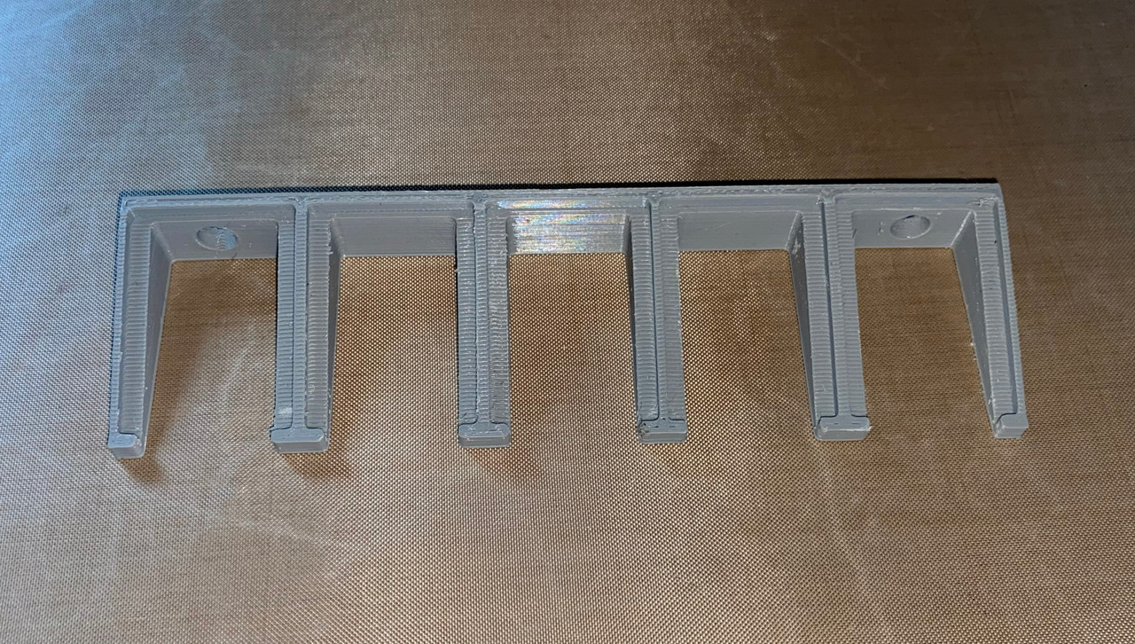 Double Stack Mag Wall Mount - Holds five 9MM/40S&W/.357 double stack ...