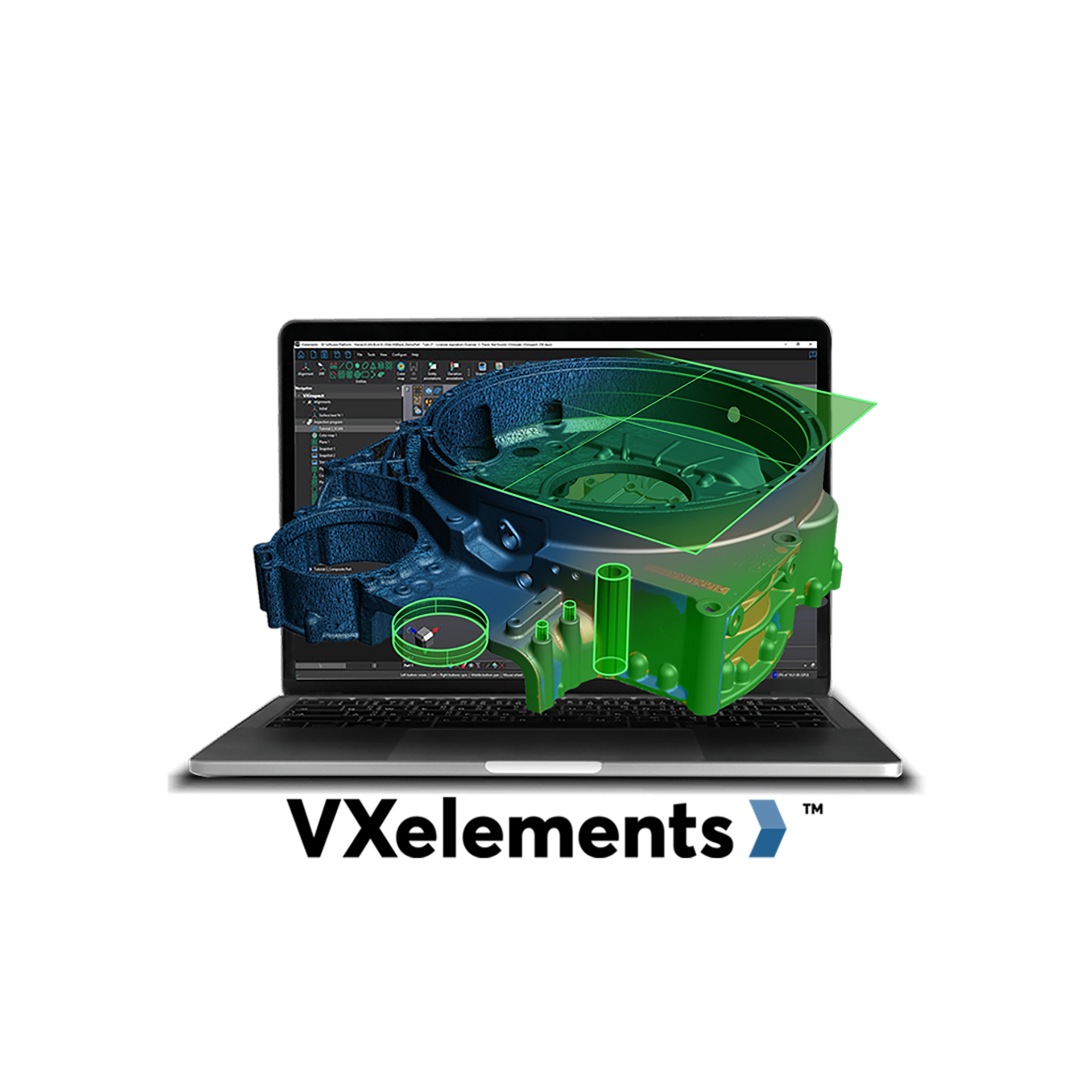 Creaform Vxmodel Scan To Cad Software Module Dynamic 3d 3978