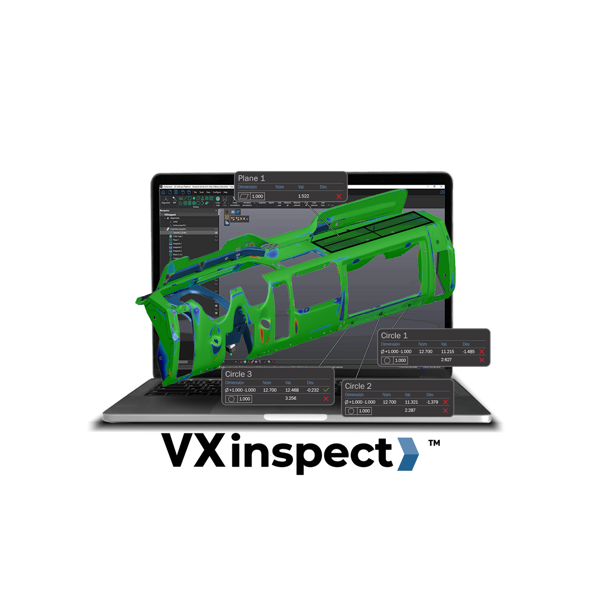 Creaform Vxmodel Scan To Cad Software Module Dynamic 3d