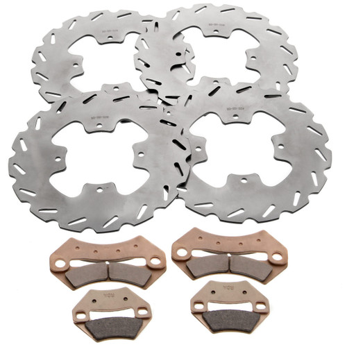 Brake Rotor & Brake Pads Arctic Cat Wildcat 4X 1000 2014-16 Front ...