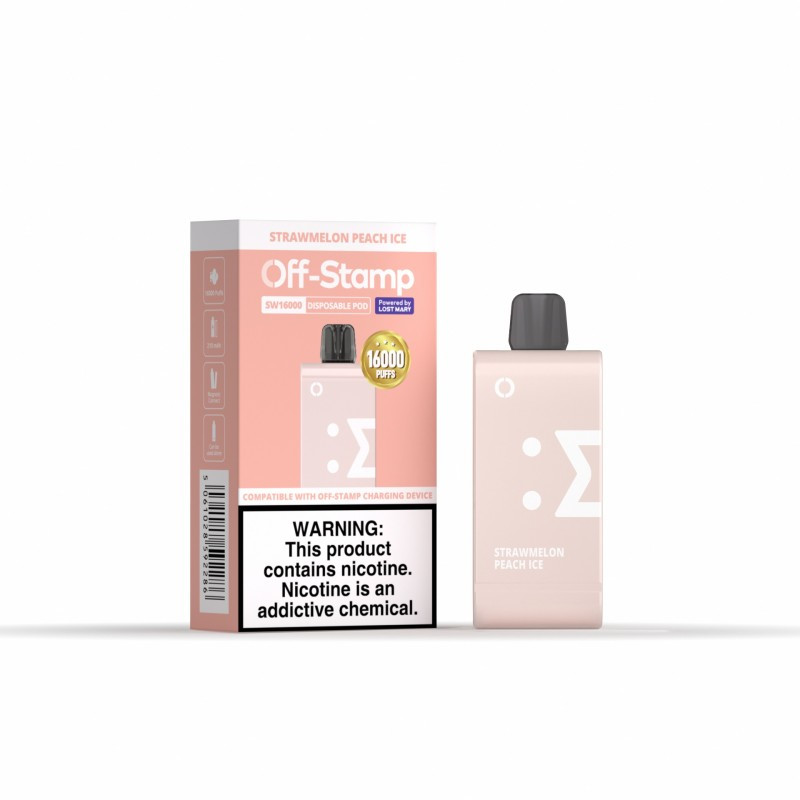 OFF-Stamp SW16000 Disposable Pod Strawmelon Peach Ice | Shop Online