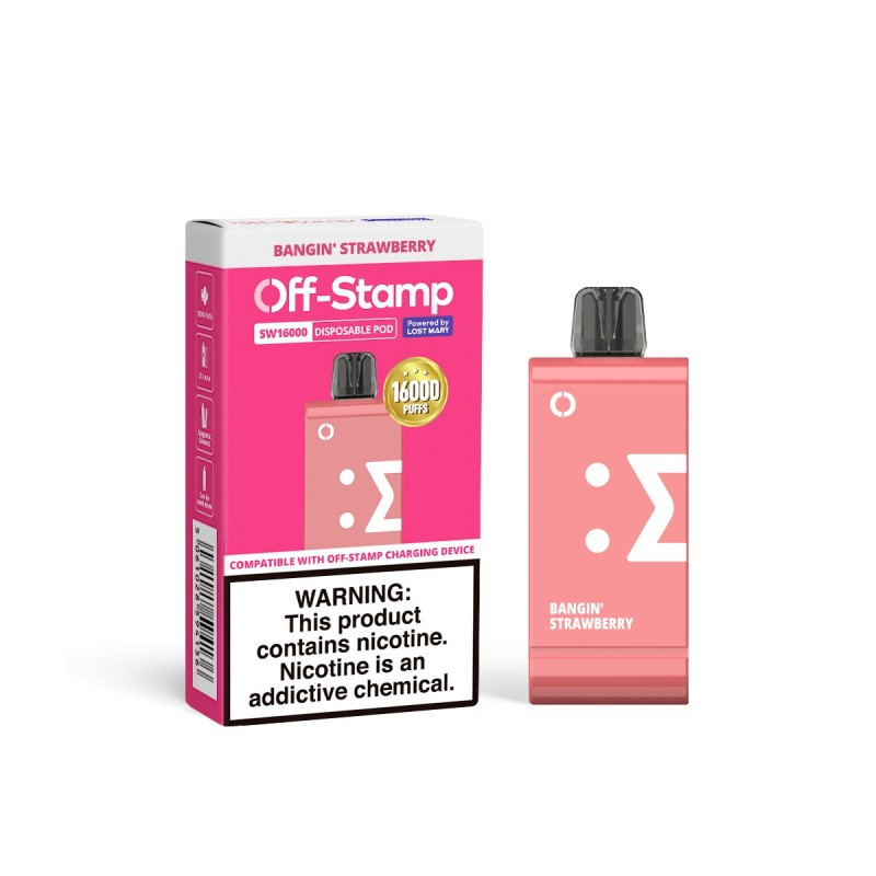 OFF-Stamp SW16000 Disposable Pod Bangin' Strawberry | NEW FLAVOR