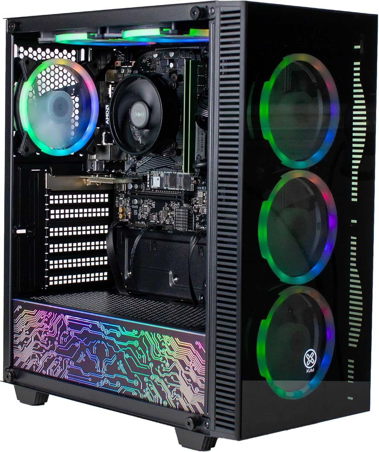 XUM Gaming Desktop AMD Ryzen 5 8600G 4.30GHz Radeon 760M 16GB RAM 1?