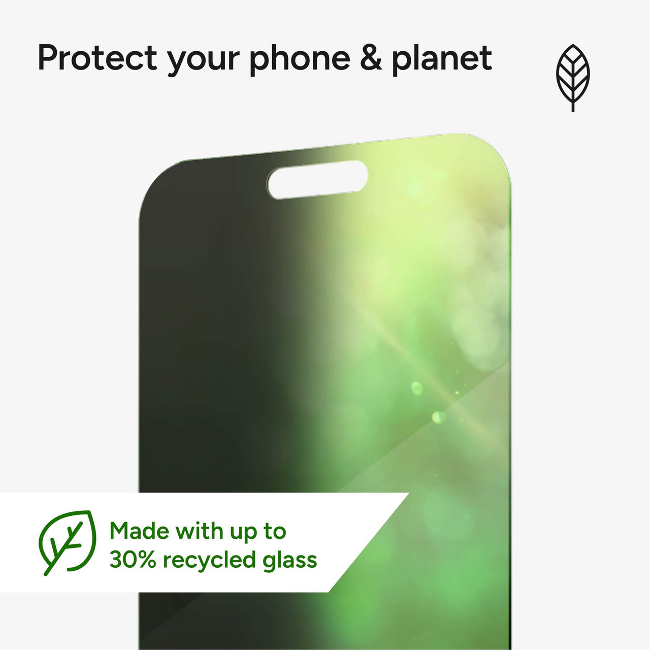 Glass Elite Apple iPhone 15 Pro Max 2-Way Privacy Screen Protector