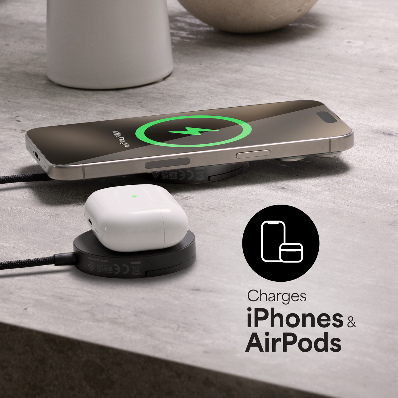 Magnetic Wireless Charger - Wireless chargers - Mophie