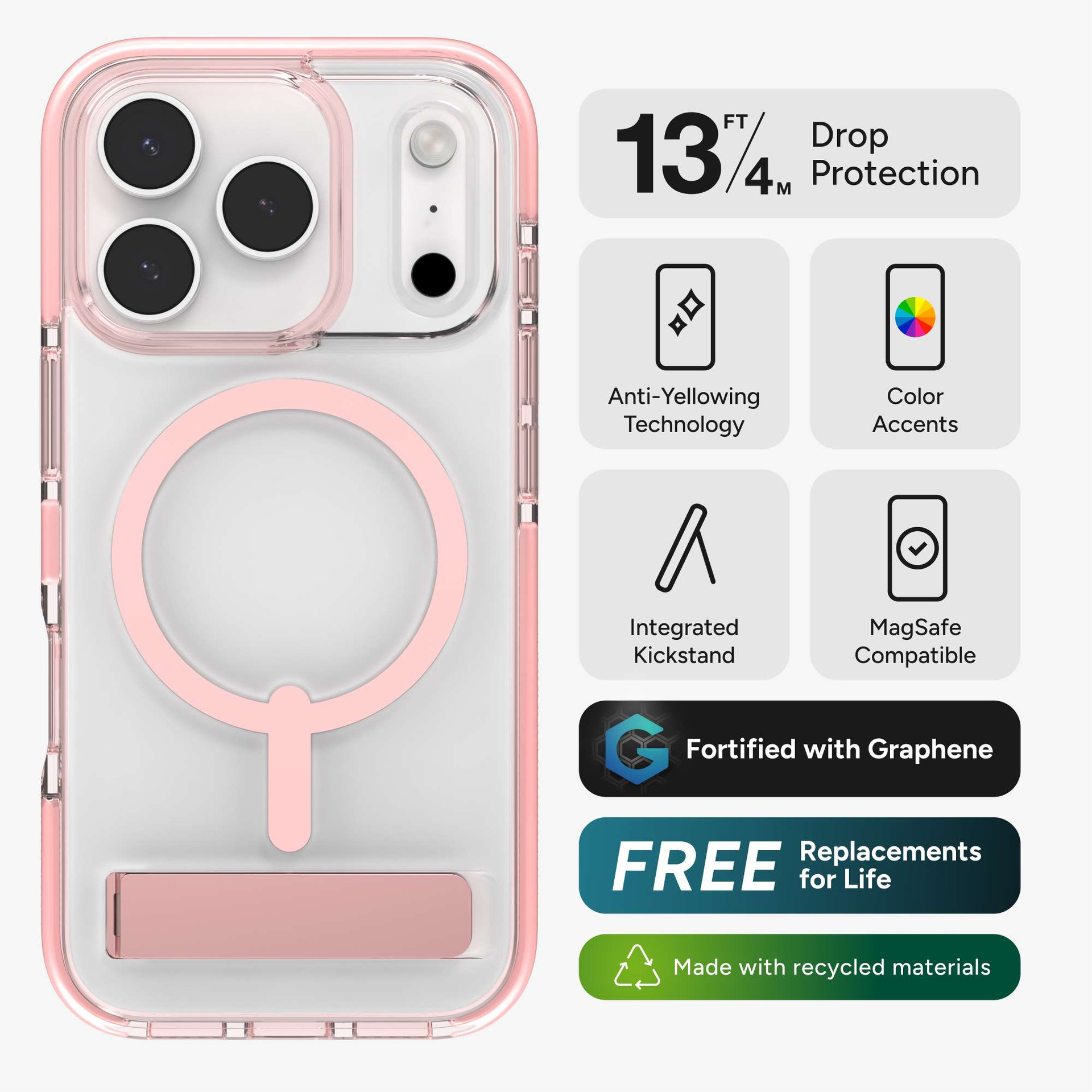 Santa Cruz Snap for MagSafe iPhone 17 Pro Phone Case with Stand