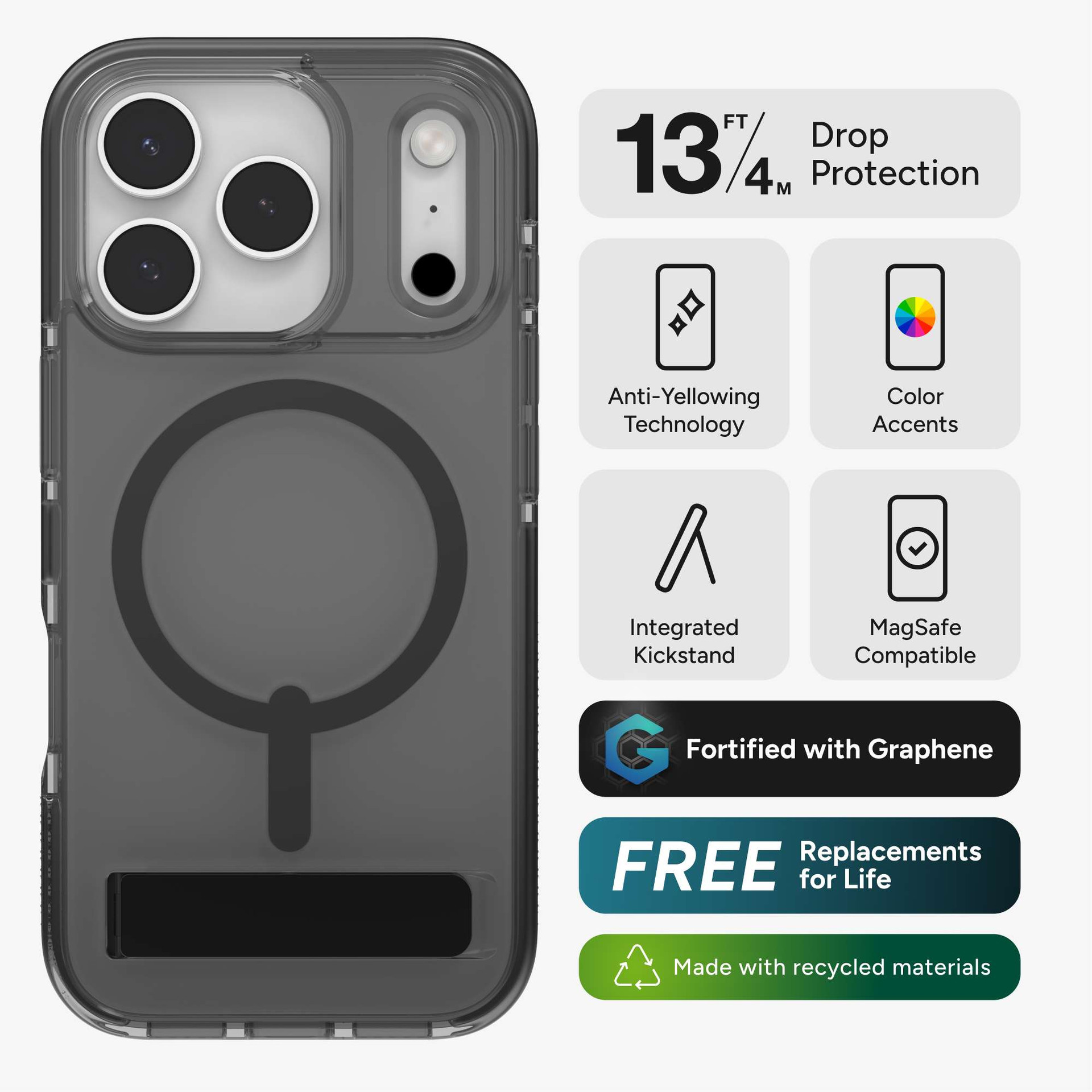 Santa Cruz Snap for MagSafe iPhone 17 Pro Phone Case with Stand