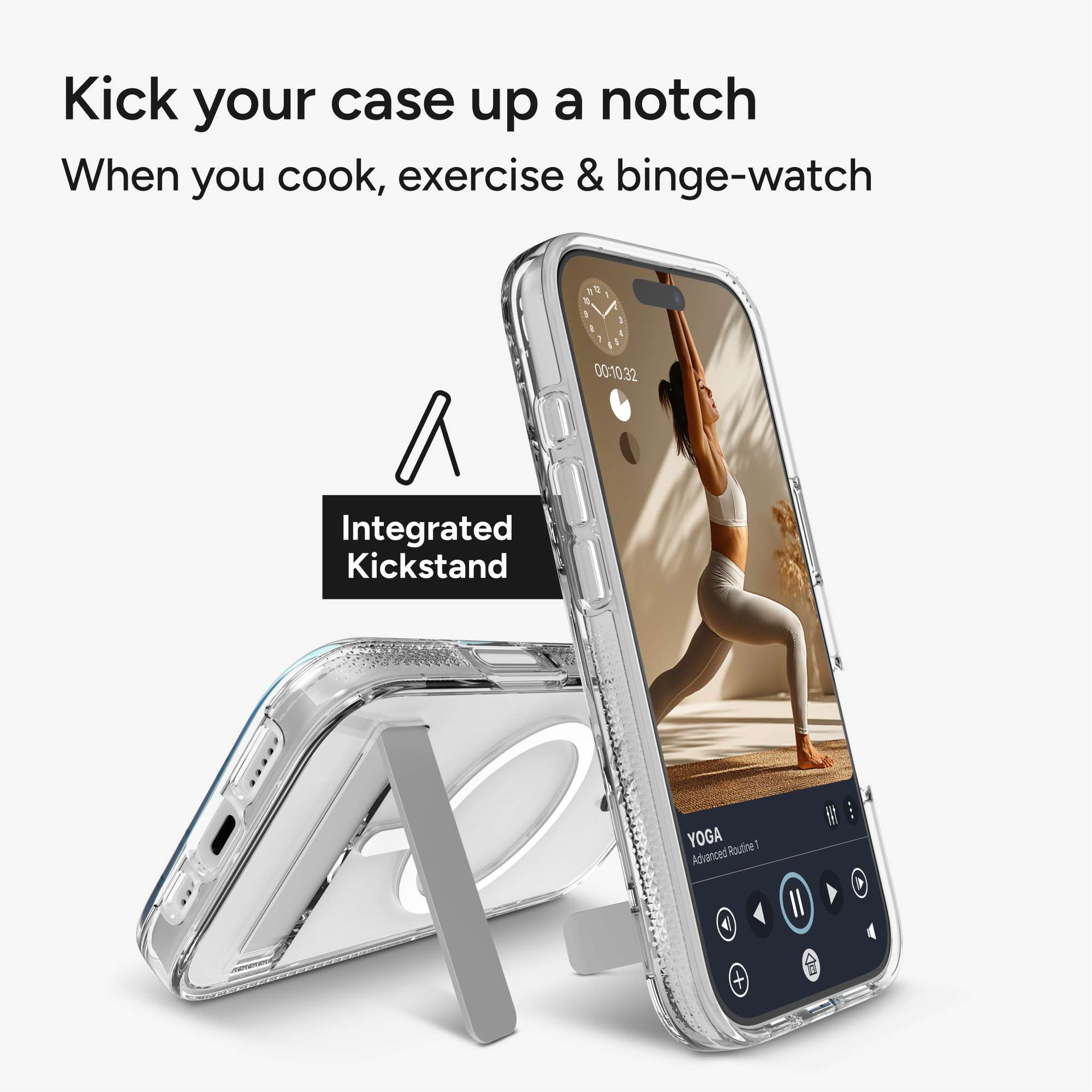 Crystal Palace Snap for MagSafe iPhone 17 Clear Phone Case with Stand ...