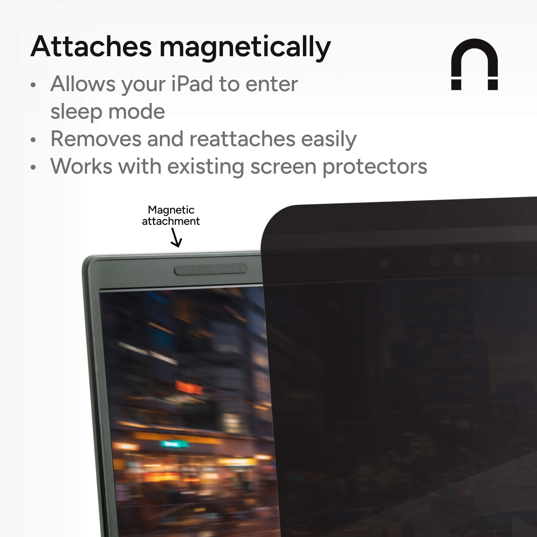 Removable Privacy Filter Apple iPad Pro 13" (M5/M4) Screen